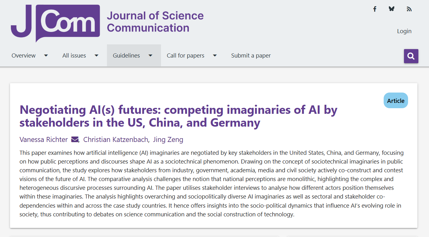 New Publication Explores Global AI Imaginaries - ZeMKI